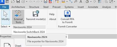Solved Publish To Nwc Add In For Revit 2024 Autodesk Community