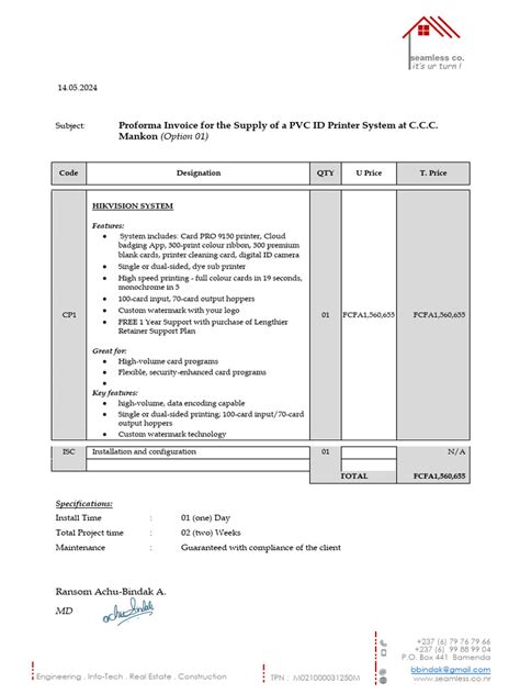 Proforma Printer Ccc 1 Pdf Printer Computing Computer Engineering