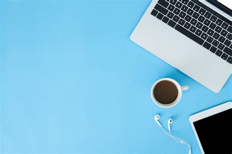 Premium Photo Office Desk Working Space Flat Lay Top View Mockup Photo Of Working Space With