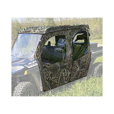 Camo Polaris Ranger Crew Xp 1000 3 Star Soft Doors Rear Window And Top