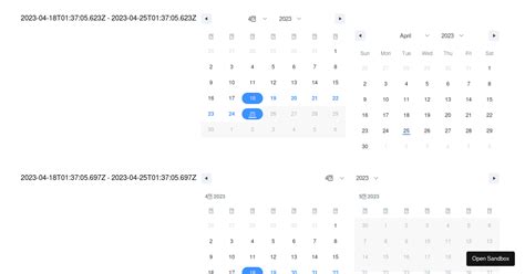React Date Range Examples Codesandbox React Date Range Examples Codesandbox