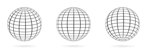 유선 라인 3d 플래닛 글로브 와이어프레임 글로브 표면 글로브 그리드 구 세트 3d 와이어 글로벌 지구 위도 경도 기하학적