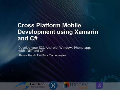 cross platform mobile development using xamarin and c ppt