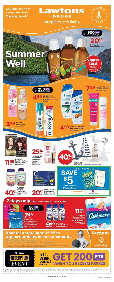 Lawtons Drugs Flyer June 2 To 8