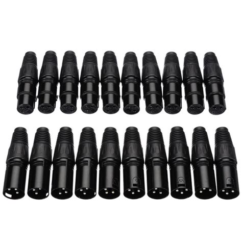 20pcs 3pin Xlr Male To Female Microphone Extension Cable Microphone