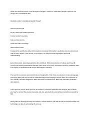 Coding Your Qualitative Data Docx When We Conduct Research Need To