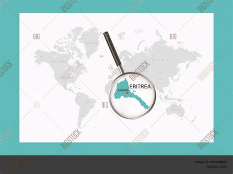 map eritrea on vector and photo free trial bigstock