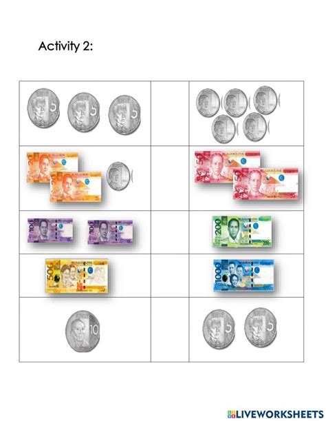 Philippine Currencies Coins And Bills Teacher Made 47 Off