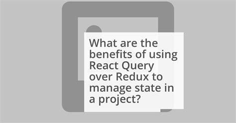 React Jobs On Linkedin Why And How Do I Use React Query