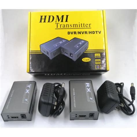 60m Hdmi Extender Cat6 Support 1080p 60m Extension As Hdmi Splitter Transmitter Receiver For
