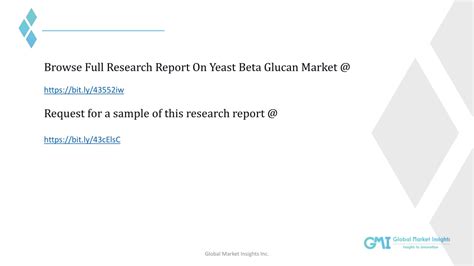 Ppt Yeast Beta Glucan Market Share By Application 2023 And 2032