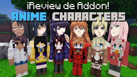 Anime Characters Addon Waifus Husbands Mod MCPE Bedrock Atelier Yuwa Ciao Jp