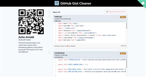 Gist · Github Topics · Github