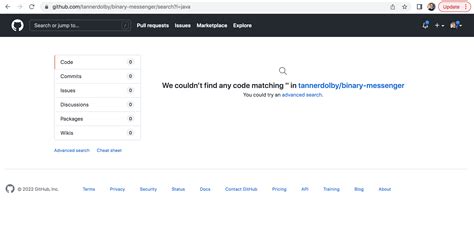 Language Search Tags Displaying As Empty When The Repo Contains Code Of