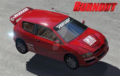 Compact Type 1 Red Burnout 3 By Fiammanera628 On Deviantart