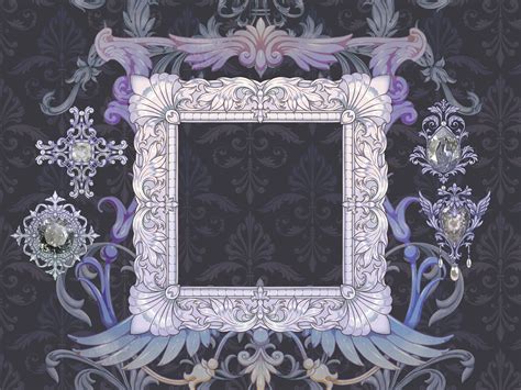 판타지 웹툰 일러스트를 위한 장식 소재 브러쉬 프레임 텀블벅 크리에이터를 위한 크라우드펀딩