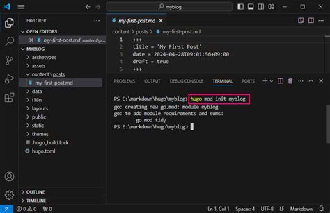 Hugo 설치 하는 방법 Cloud Log