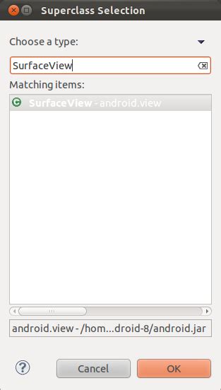 Android Coding Create Surfaceview For Our Game