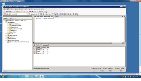 Remote Infrastructure Management Tdp Sql Server Configuration