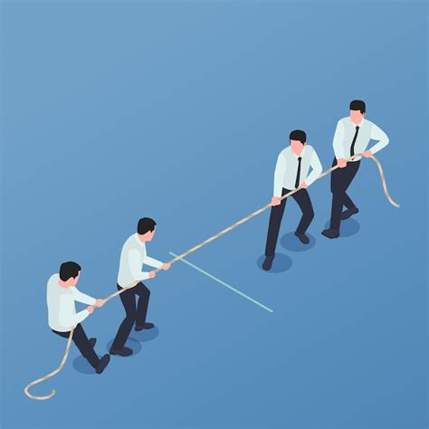 Premium Vector Leadership Infographic Composition With Isometric View