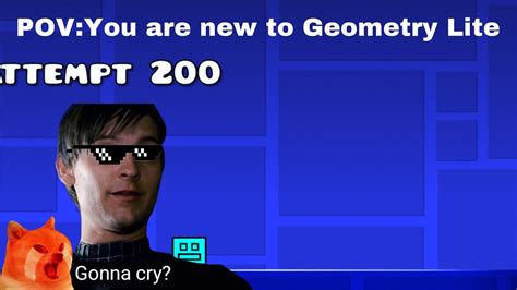 Pov You Are New To Geometry Lite⚠️loud Noise⚠️geometrydash Youtube