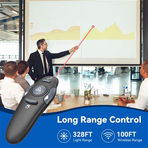 Sspont Presentation Clicker For Powerpoint Wireless Presentation Remote Laser