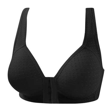 Scsalgin Seamless Wirefree Front Closure Bra Mesh Light Lined Full