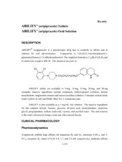 Rx Only ABILIFY Aripiprazole Tablets Rx Only Abilify Aripiprazole Tablets Pdf PDF4PRO