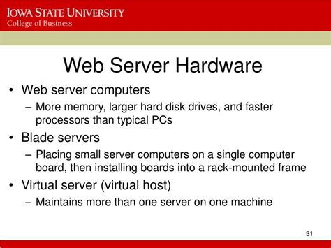 PPT Chapter 8 Web Server Hardware And Software PowerPoint Presentation ID 312226