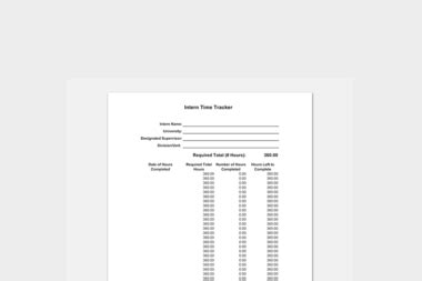 FREE Time Tracking Spreadsheets MS Excel DocFormats