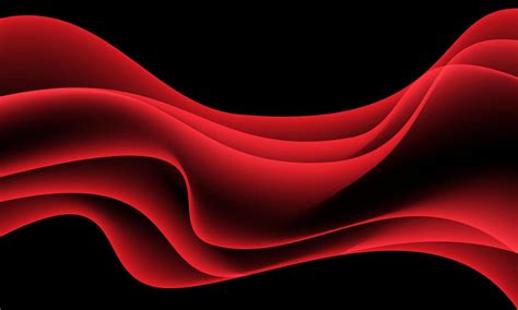 Abstract Red Wave Curve Overlap On Black Background 54870514 Vector Art At Vecteezy