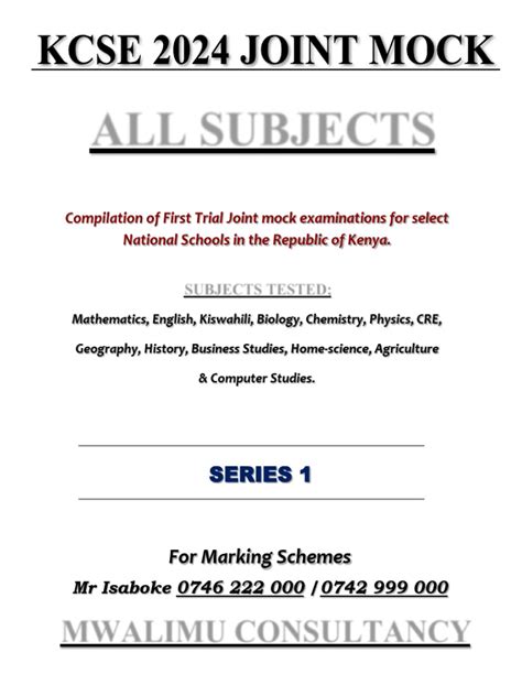 Kcse 2024 Joint Mock S1 Pdf