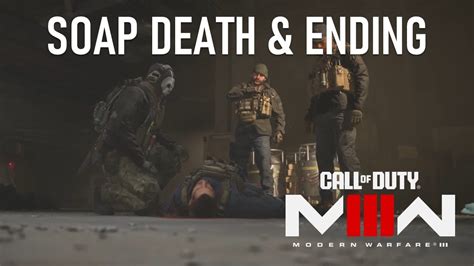 Call Of Duty Modern Warfare 3 2023 Soap Death And Ending Scene Movie