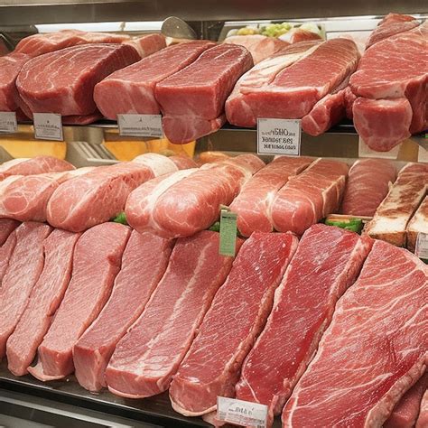 Premium Photo Fresh Meat In A Meat Section At A Restaurant Generated