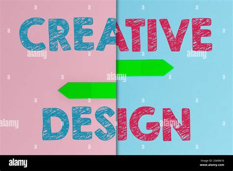 Text Showing Inspiration Creative Design Word Written On Subset Of Visual Communication And