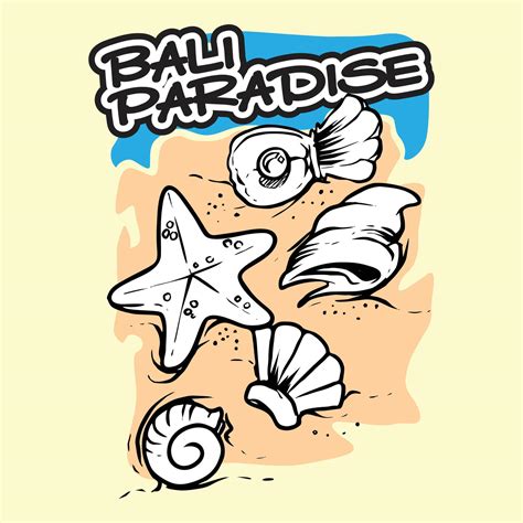 Bali Beach Paradise Illustration 50465305 Vector Art At Vecteezy