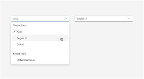 React Dropdown Fluent 2 Design System