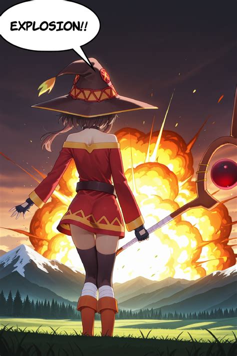 Rule 34 Ai Generated Comic Explosion Female Normal Breasts Red Dress