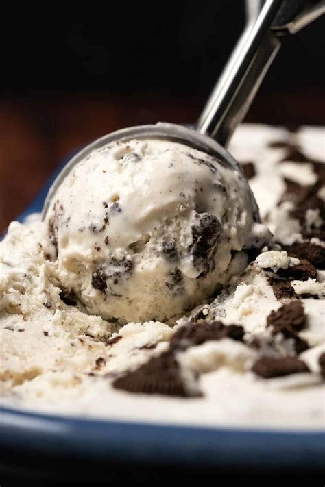 Cookies And Cream Ice Cream Scoop No Churn Cookies And Cream Ice Cream