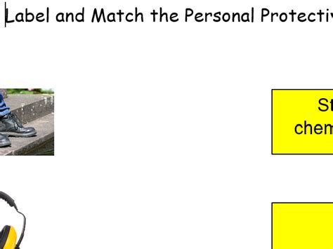 PPE Matching Activity Teaching Resources