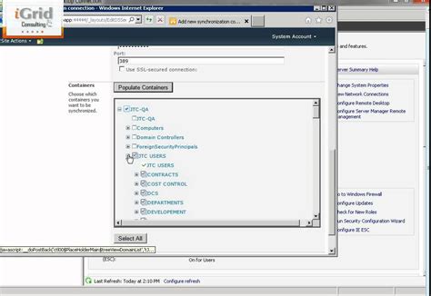 3 Sharepoint 2010 User Profile Synchronization Configurationavi