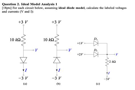 Solved Question Ideal Model Analysis Pts For Each Chegg