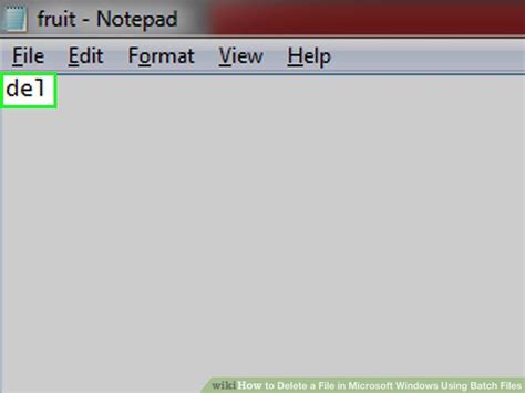 How To Delete A File In Microsoft Windows Using Batch Files