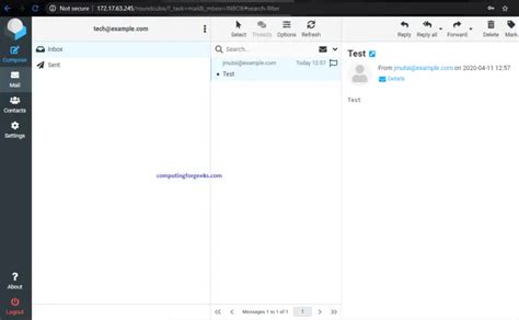Setup Mail Server On Centos 8 With Postfix Dovecot Mysql And Roundcube Computingforgeeks