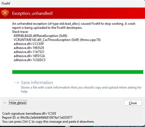 Adhesive Dll And Kernelbase Error FiveM Client Support Cfx Re Community