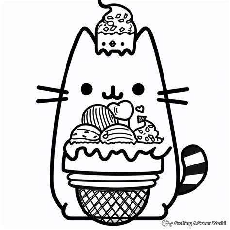Kawaii Coloring Pages Pusheen Coloring Pages Cute 237 Pusheen Coloring
