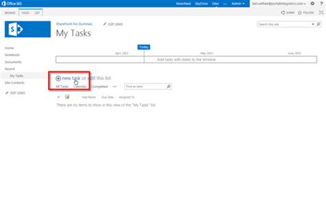 How To Set Up A Task List In SharePoint Dummies
