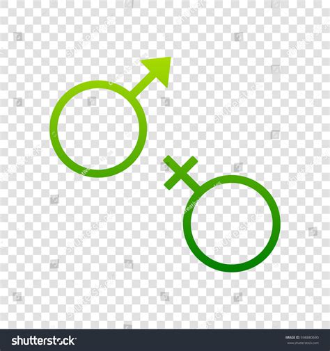 Sex Symbol Sign Vector Green Gradient เวกเตอร์สต็อก ปลอดค่าลิขสิทธิ์ 598880690 Shutterstock