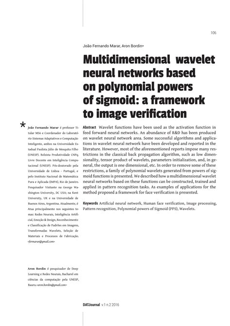 Pdf Multidimensional Wavelet Neural Networks Based On Polynomial