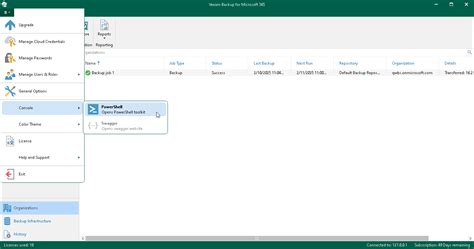 Starting Powershell Sessions From Veeam Products Veeam Backup For